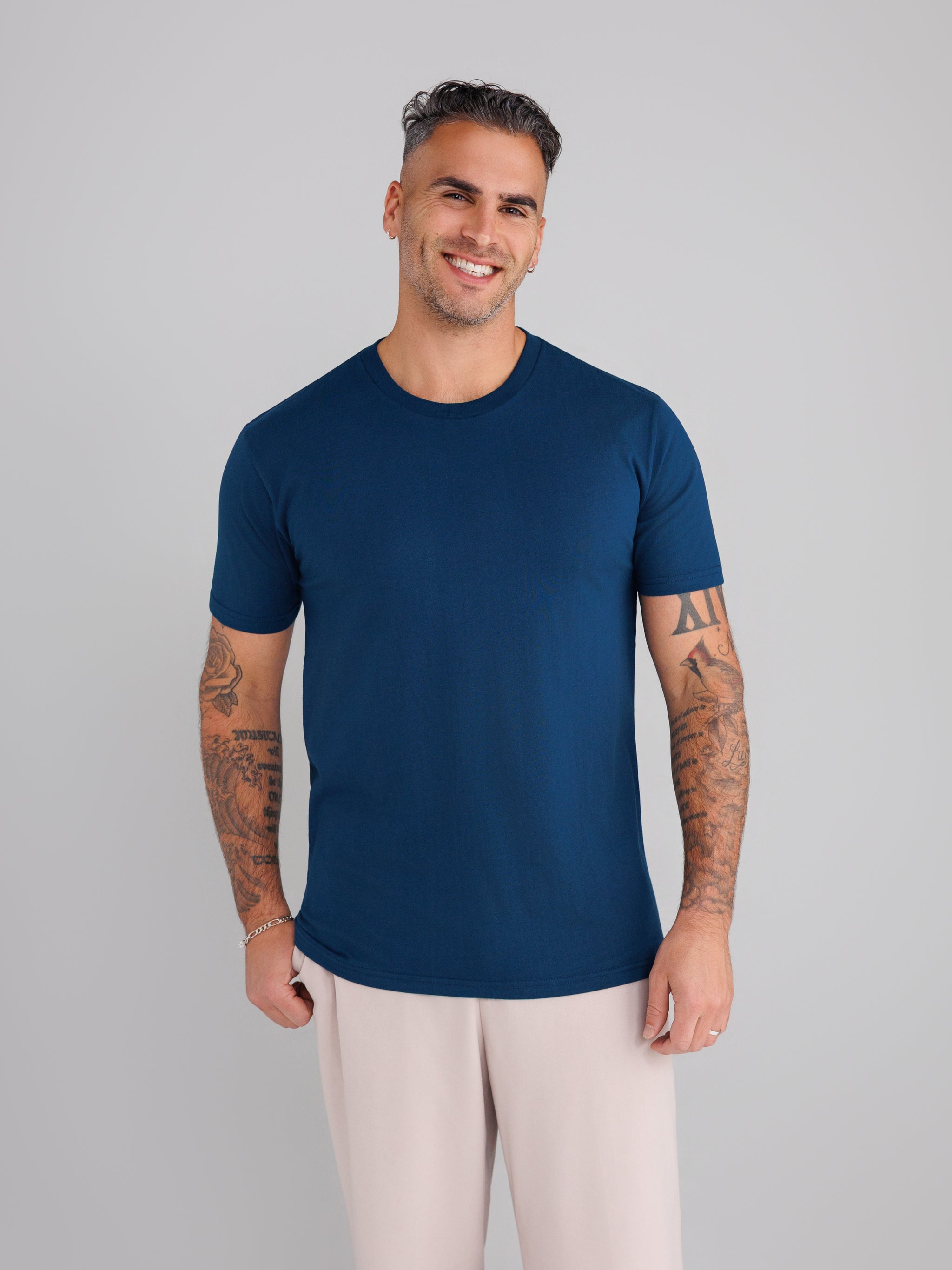 Deep Navy Crew Neck